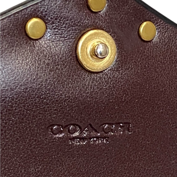 Coach | Bags | Coach Charlie Border Rivets Oxblood Carryall Tea Rose ...